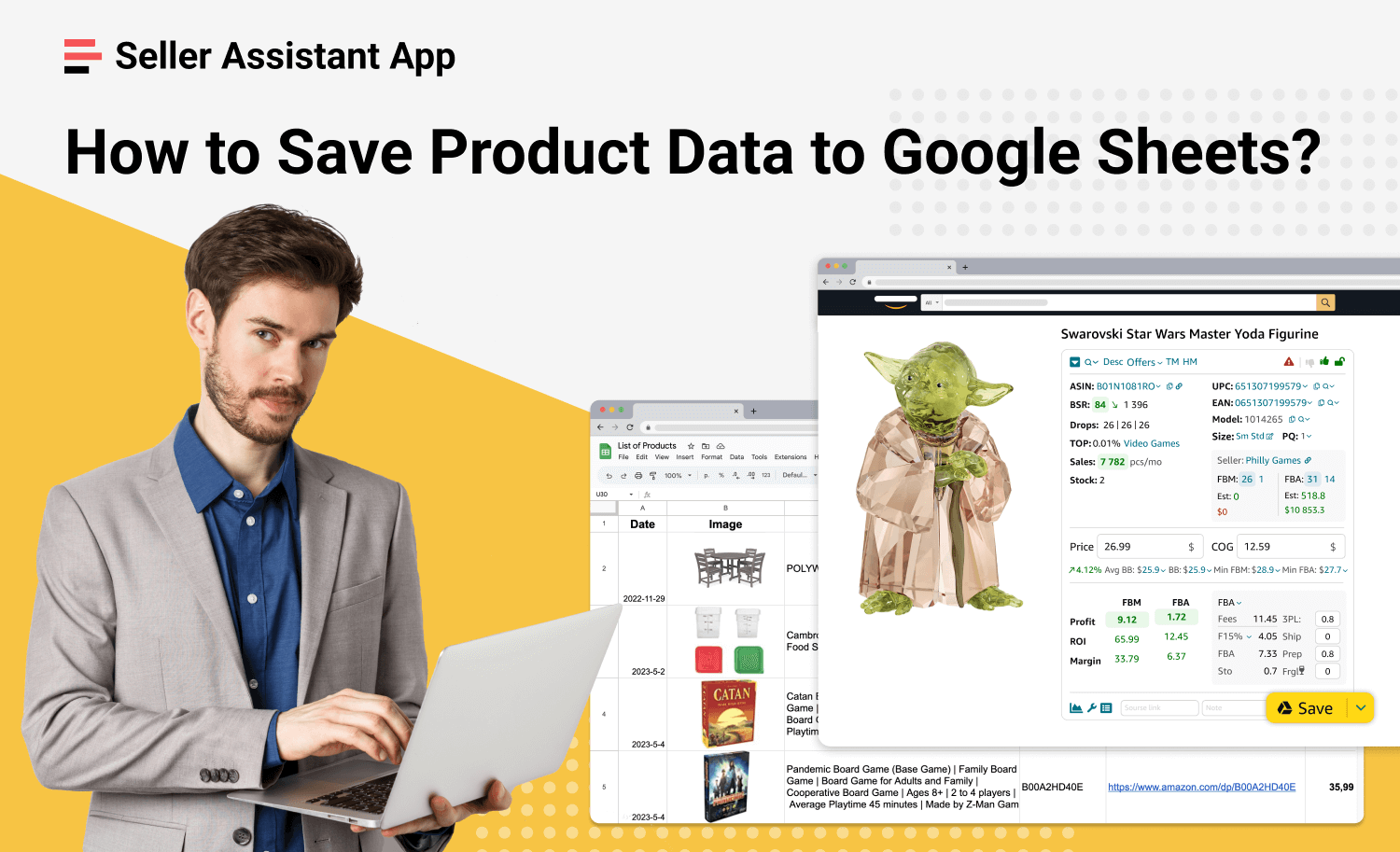 How to Save Product Data to Google Sheets | Seller Assistant App