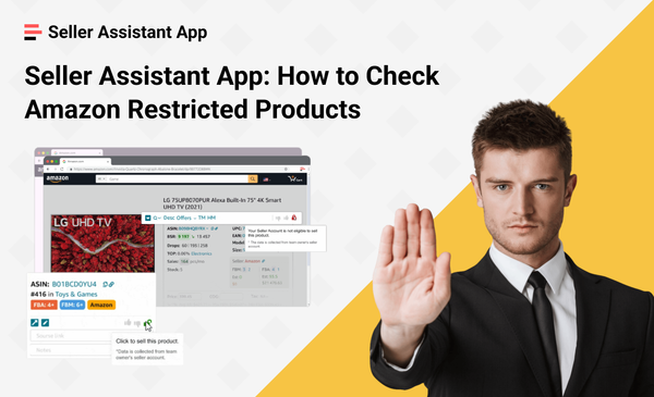 Seller Assistant App: How to Check Amazon Restricted Products | SageSeller