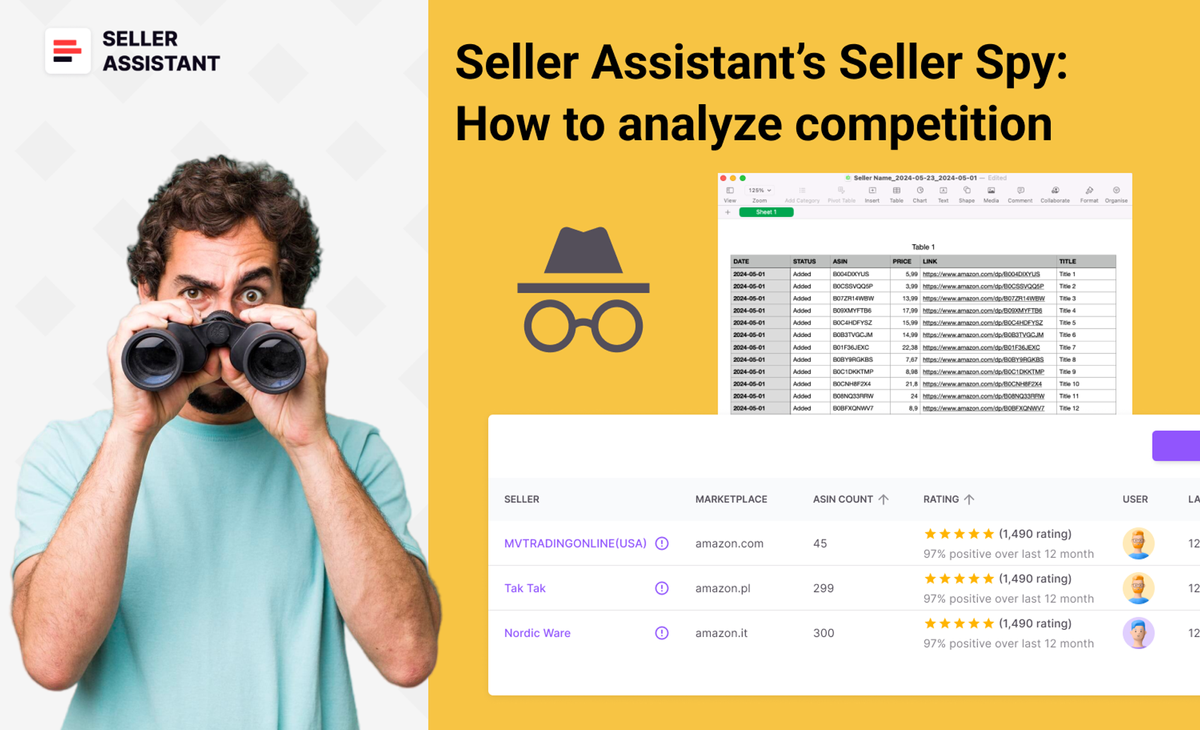 Seller Assistant’s Seller Spy: How to analyze competition | SageSeller
